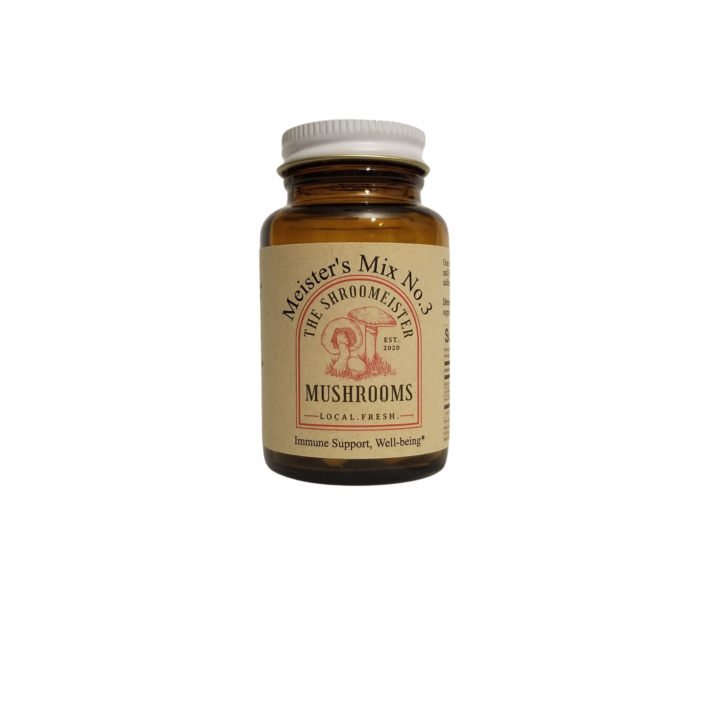 Meister's Mix Mushroom No. 3 Supplements - Complete Wellness Blend ...